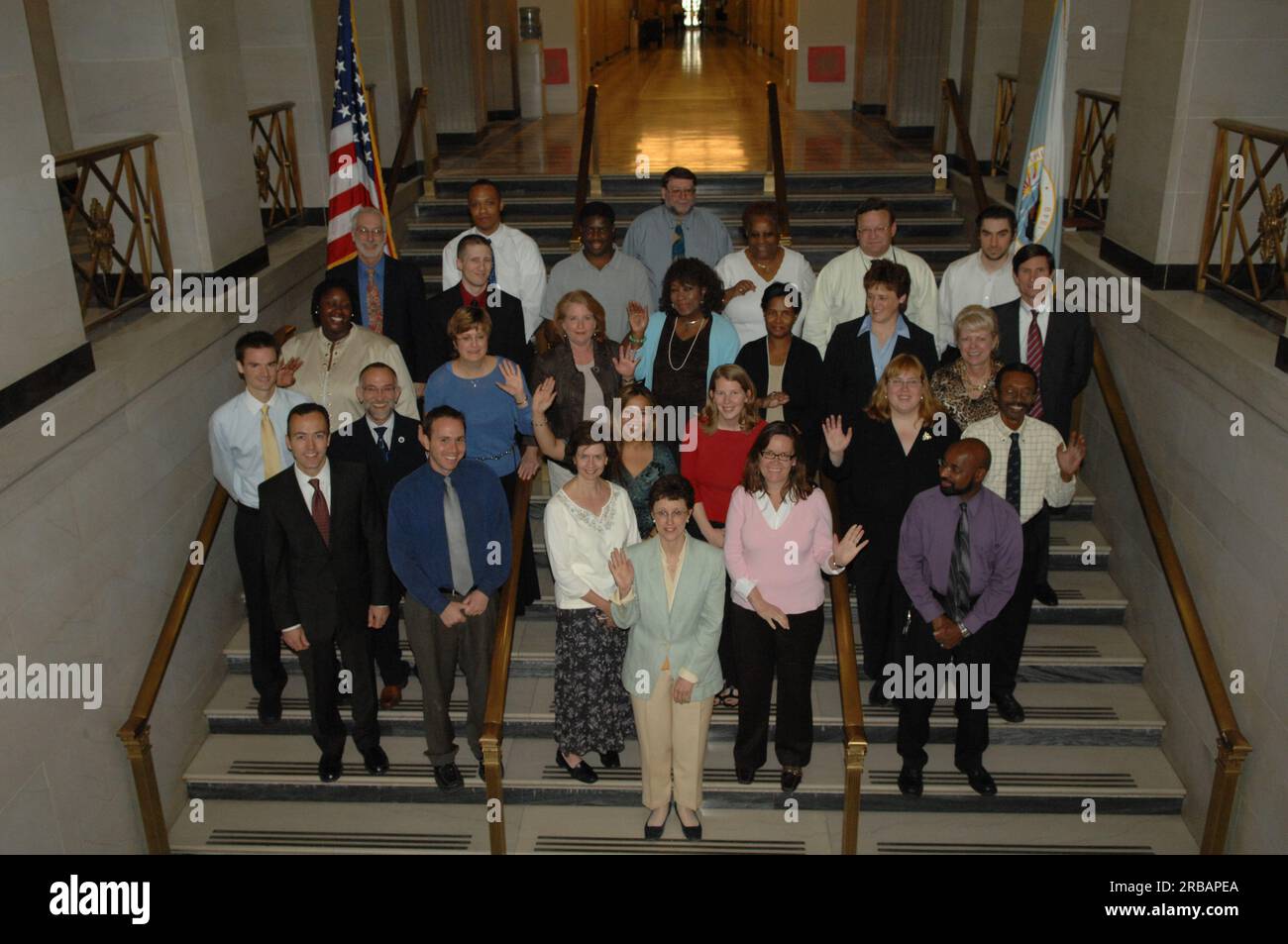 Group photo: Office of Budget Director Pamela Haze and staff members ...