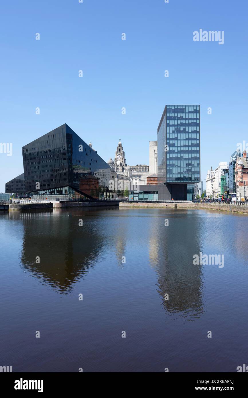 Salthouse Dock, Liverpool, England, Great Britain, building, modern ...