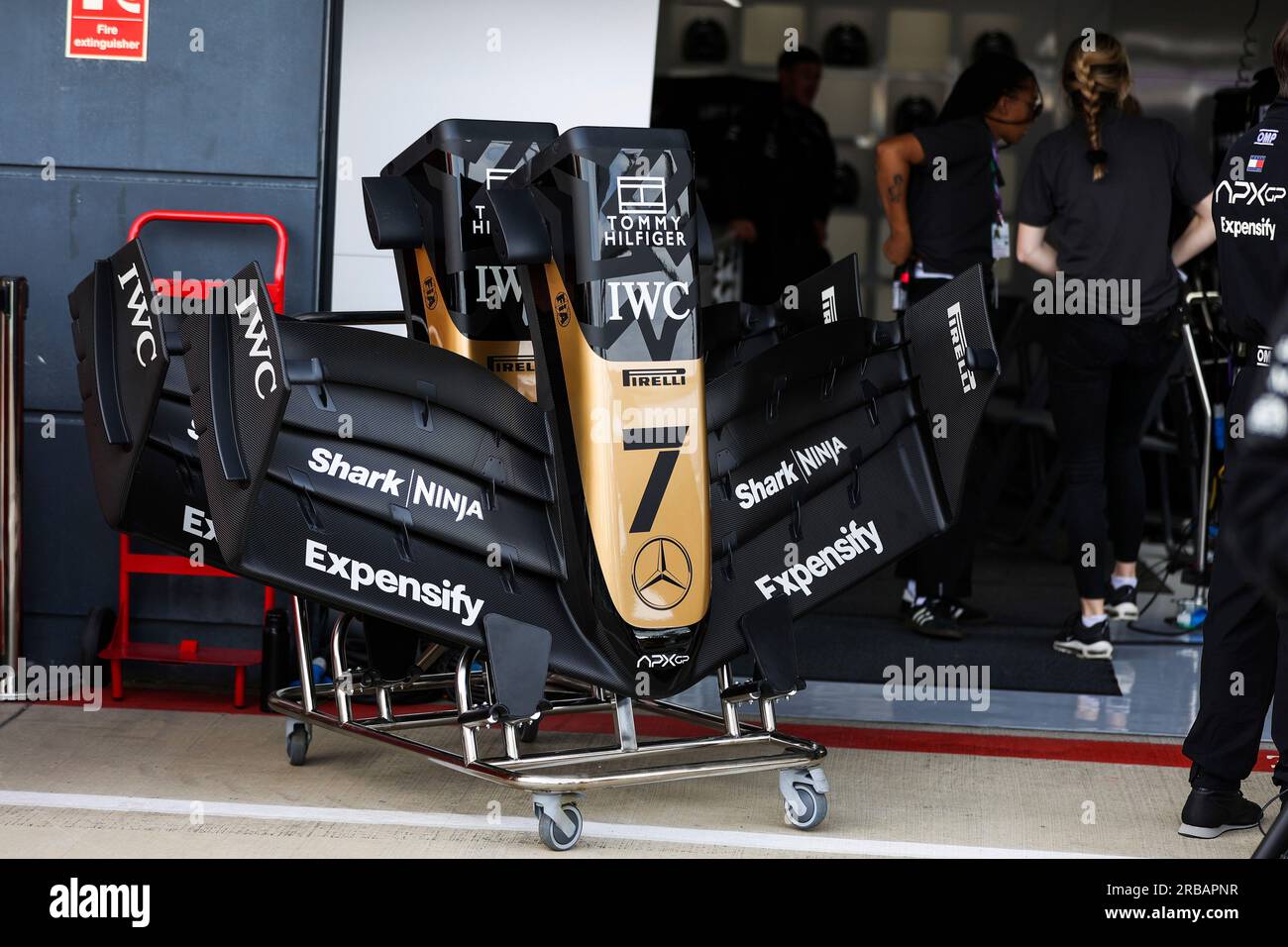 Silverstone, Great Britain. 6th July, 2023. Fictional Apex APXGP Team ...