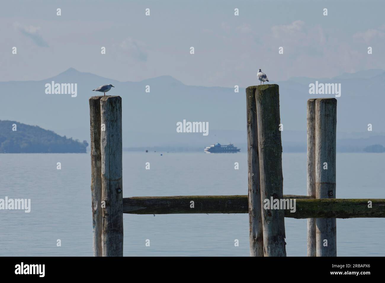 Lakeside at Lake Starnberg, Starnberg, Upper Bavaria, Bavaria, Free ...