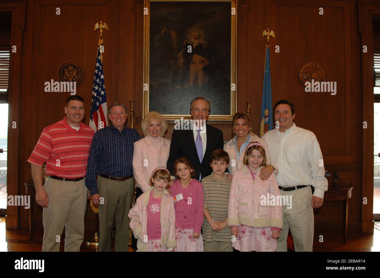 Secretary Dirk Kempthorne receiving visit at Main Interior from the ...