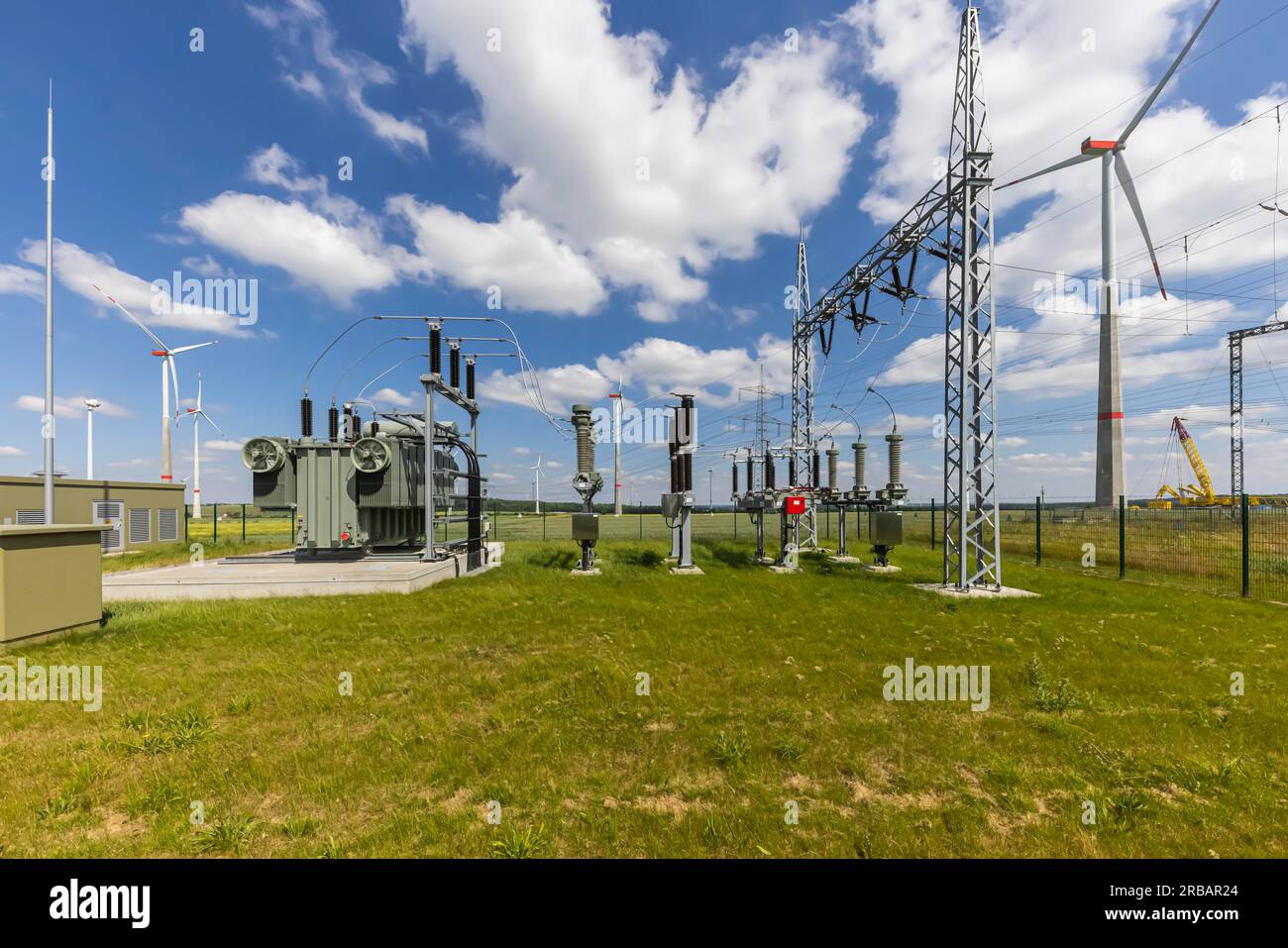 Substation wind farm hi-res stock photography and images - Alamy