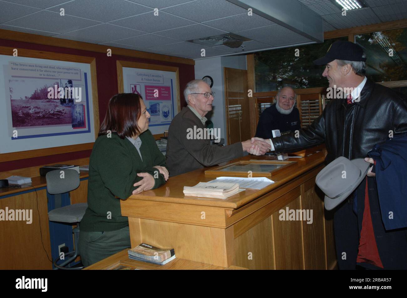 Visit of Secretary Dirk Kempthorne to Gettysburg National Military Park ...