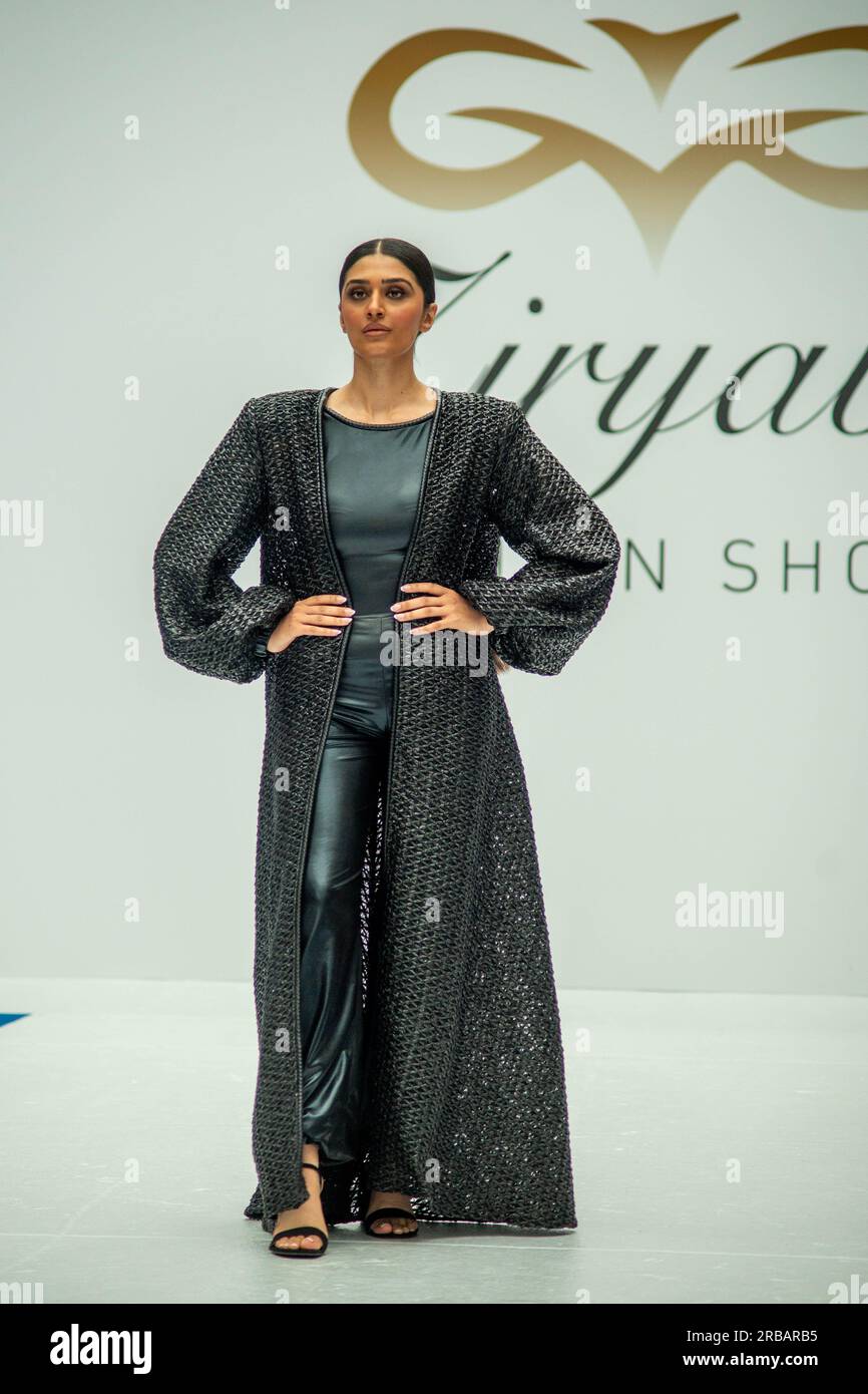 London, UK. 8th July, 2023. Ziryab Fashion Show Highlights Arab ...
