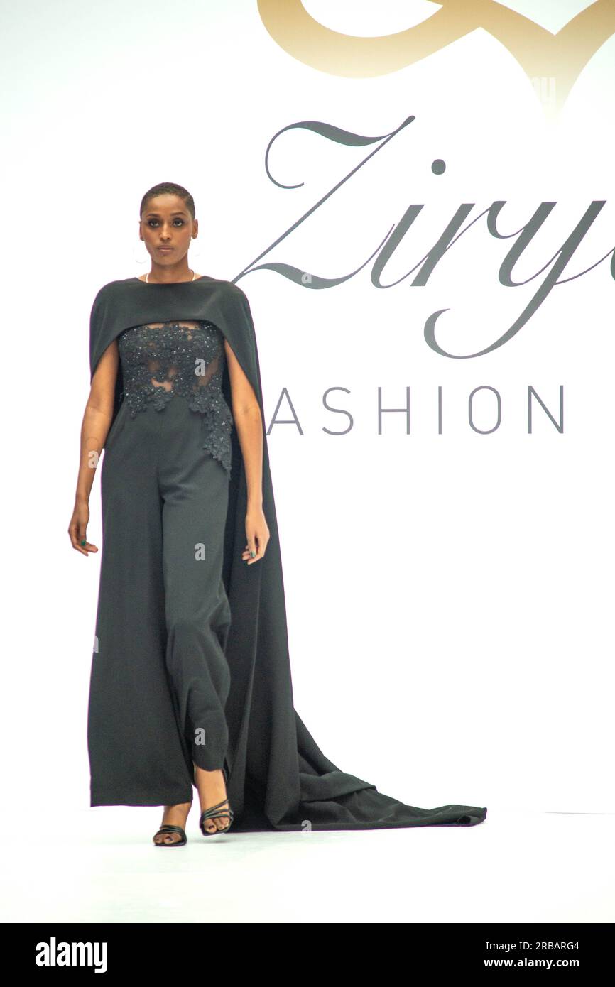 London, UK. 8th July, 2023. Ziryab Fashion Show Highlights Arab ...