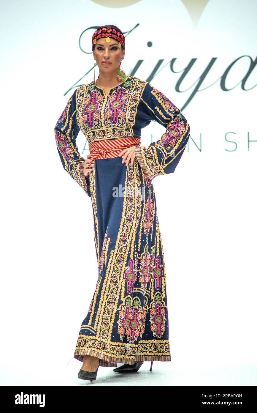 London, UK. 8th July, 2023. Ziryab Fashion Show Highlights Arab ...