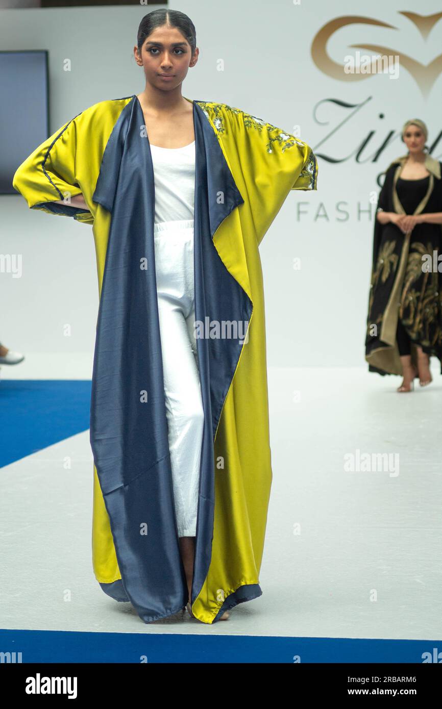 London, UK. 8th July, 2023. Ziryab Fashion Show Highlights Arab ...