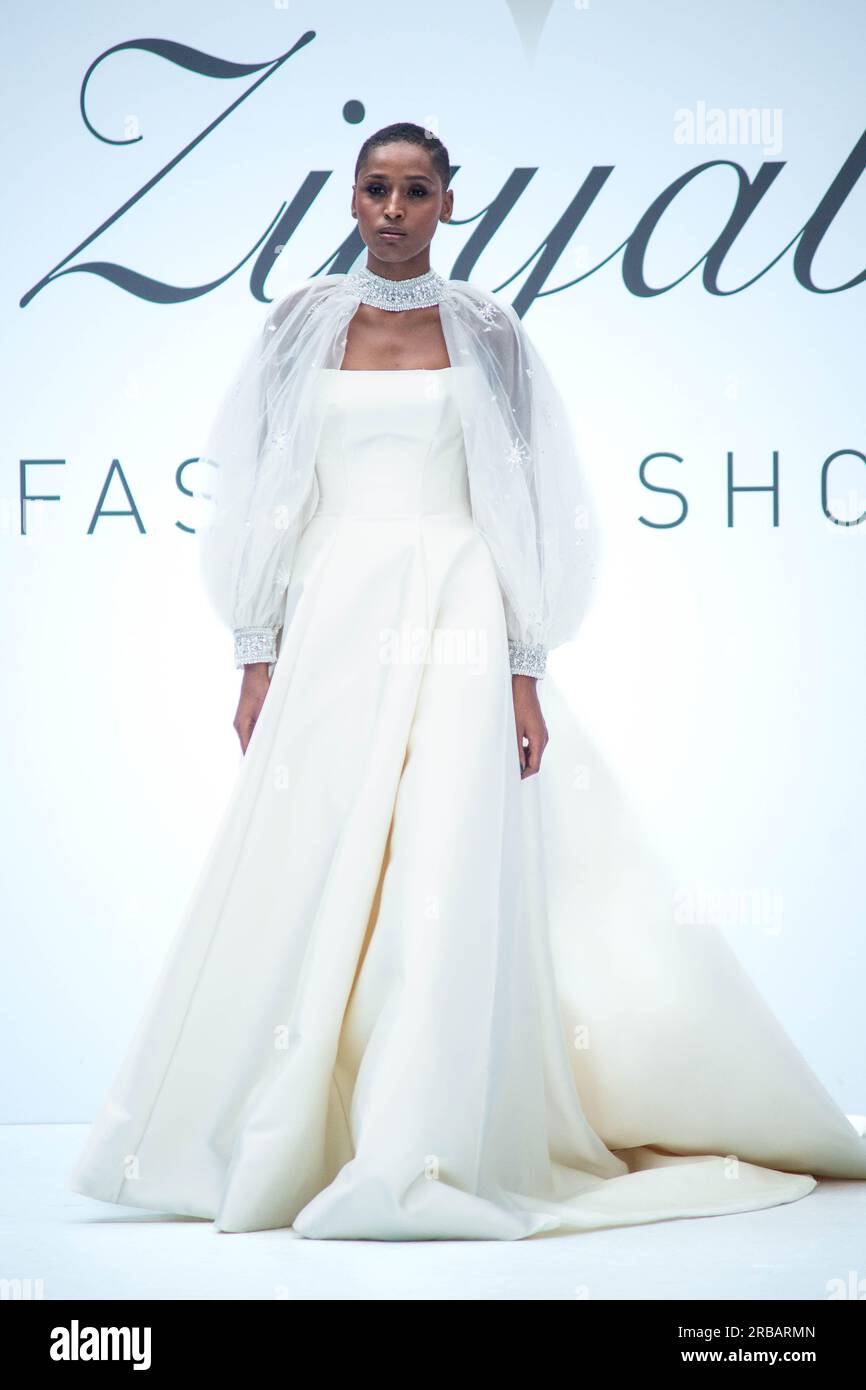 London, UK. 8th July, 2023. Ziryab Fashion Show Highlights Arab ...