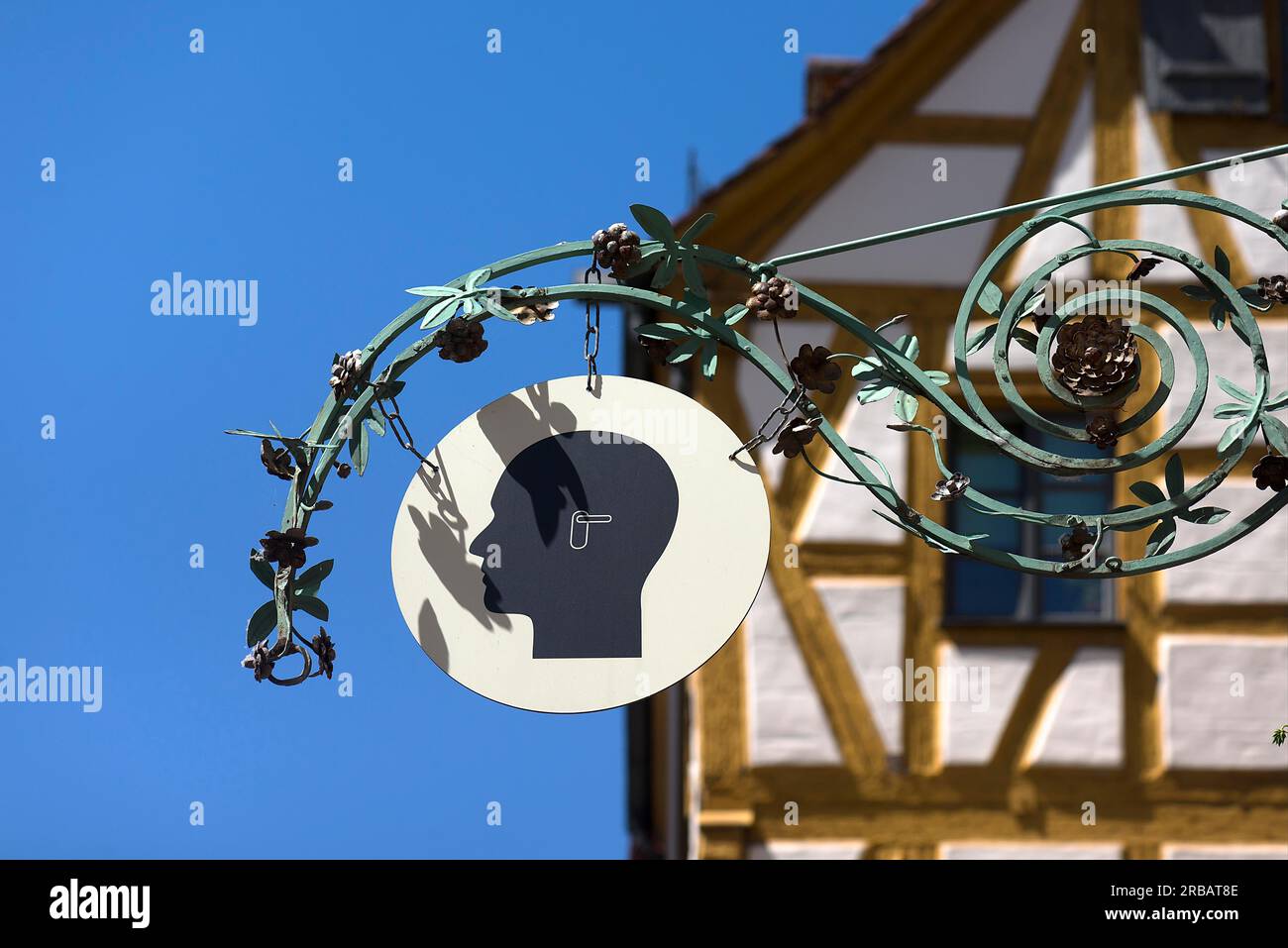 Historic nose sign, from the former inn, now a practice ...