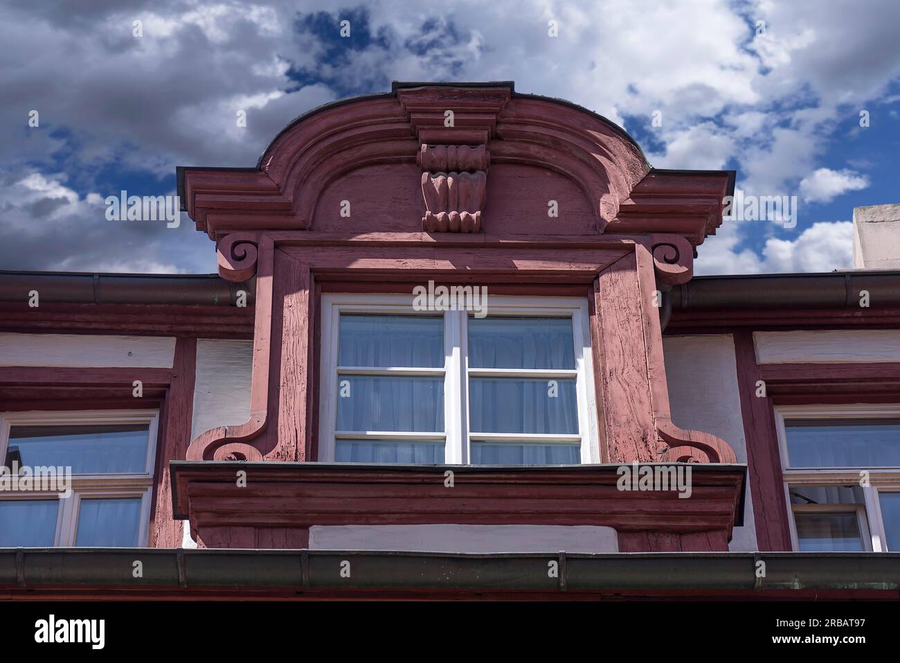 Historic bay window of a residential building, Albrecht-Duerer-Str.11 ...