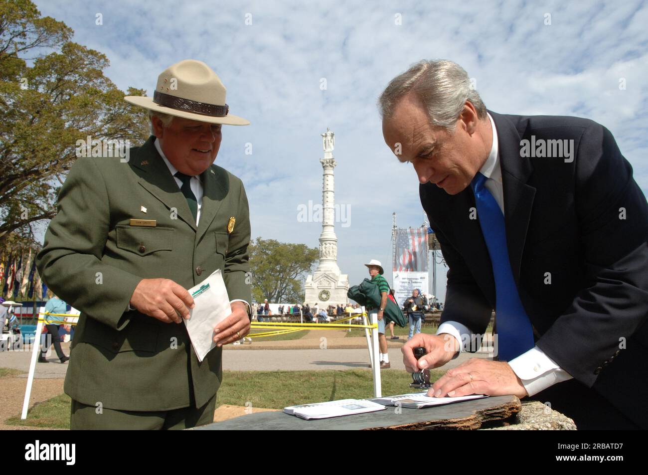 Visit of Secretary Dirk Kempthorne to Yorktown, Virginia to deliver the ...