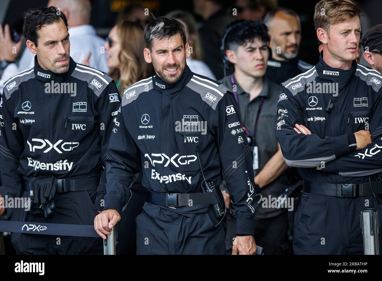 Silverstone, Great Britain. 7th July, 2023. Fictional Apex APXGP Team ...