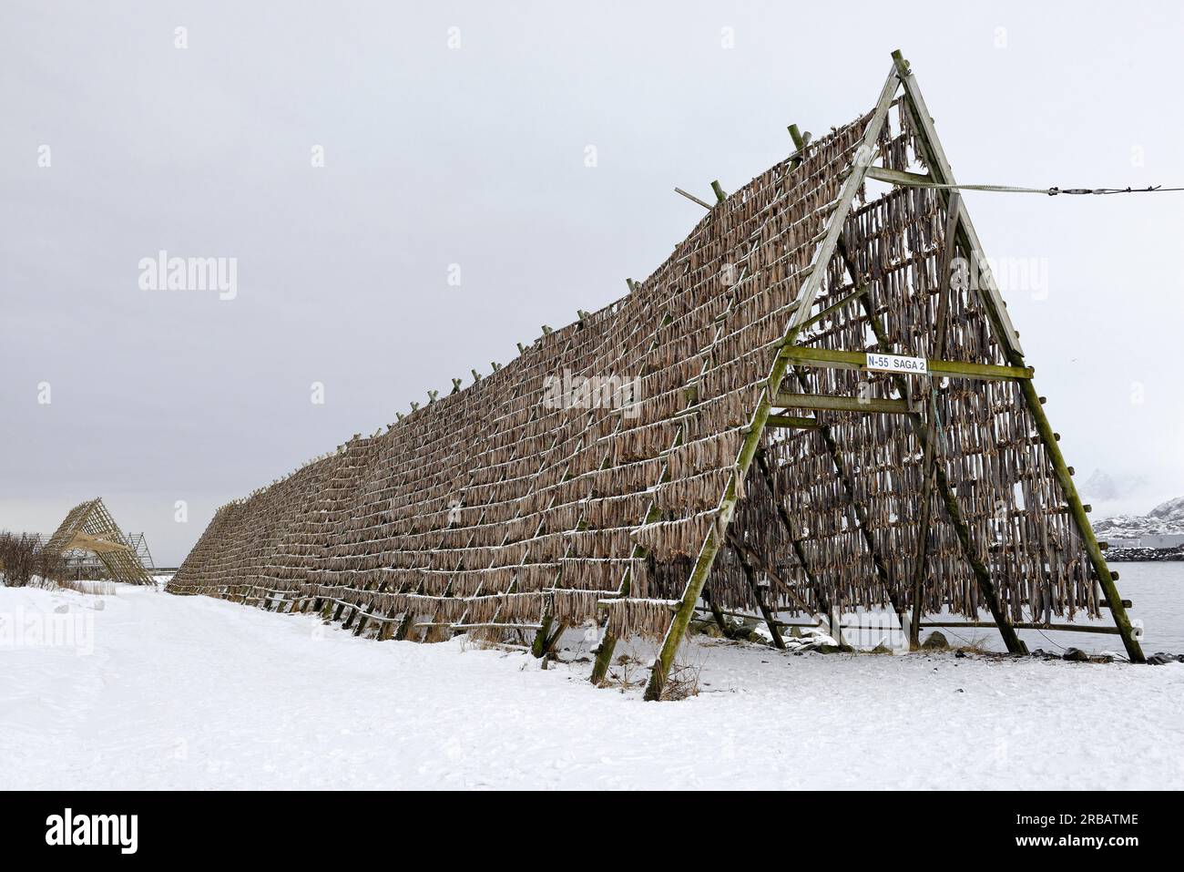 Drying racks for stockfish hi-res stock photography and images - Alamy