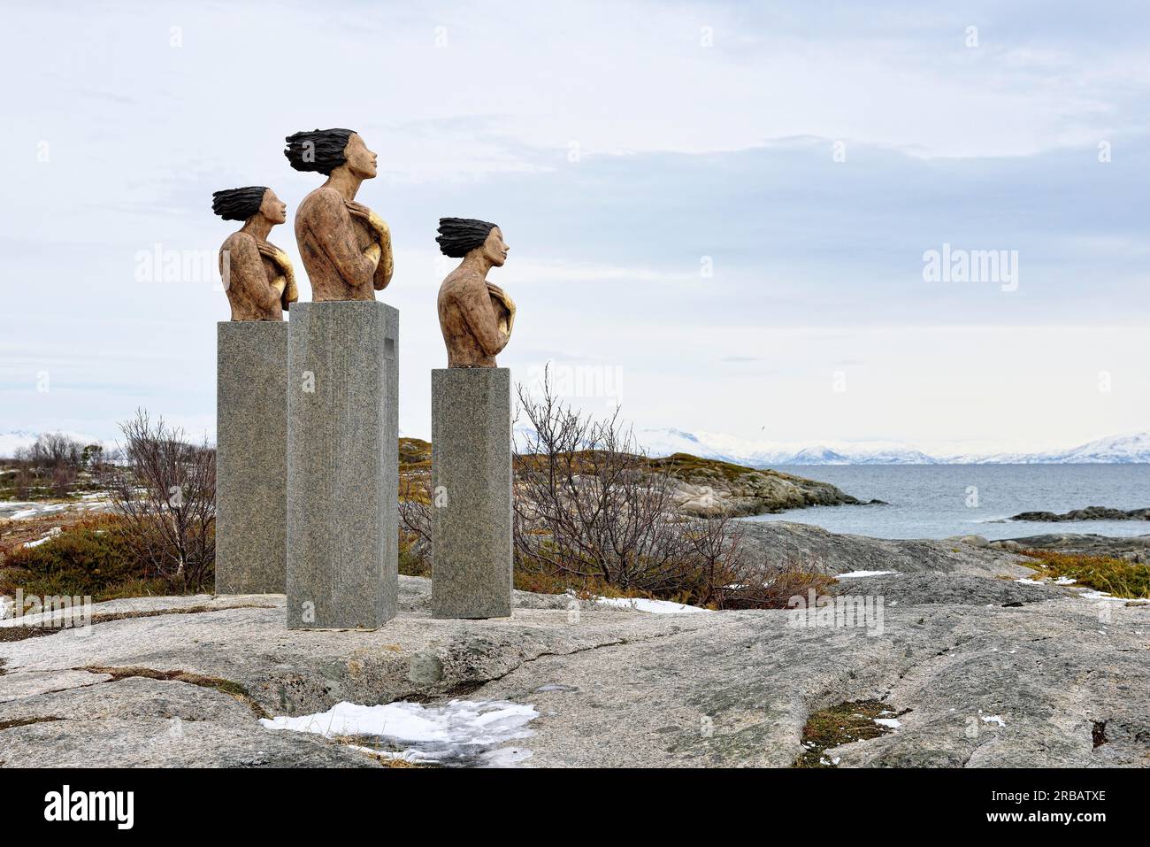 Lofoten landscape at Tranoy lighthouse, Lofoten, Norway Stock Photo - Alamy