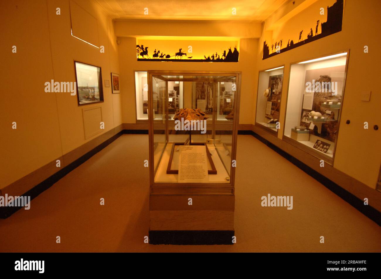 Interior Museum exhibits, viewing spaces Stock Photo - Alamy