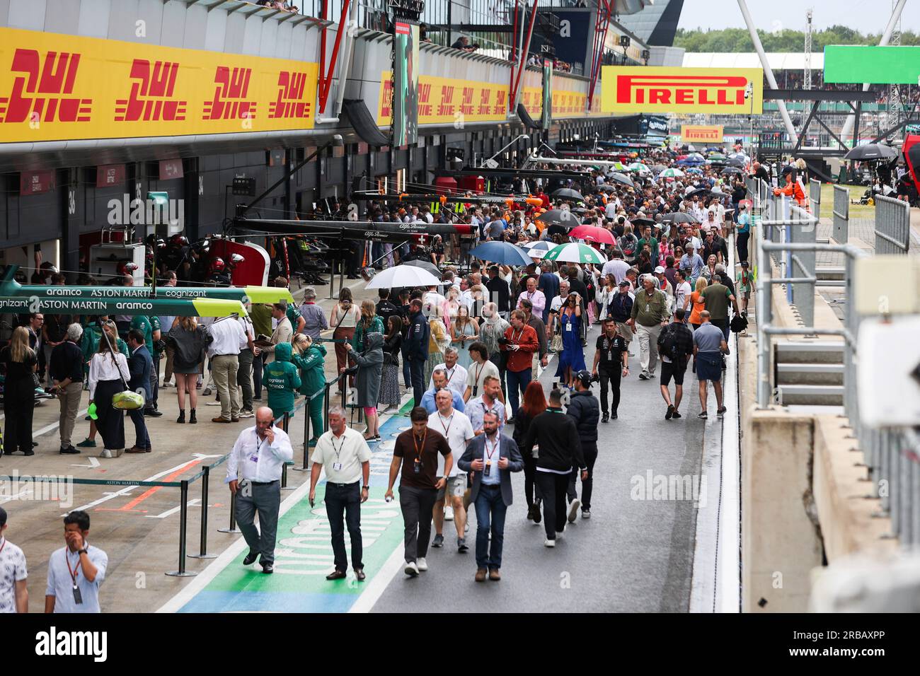 Silverstone, Great Britain. 8th July, 2023. Pit walk, F1 Grand Prix of ...