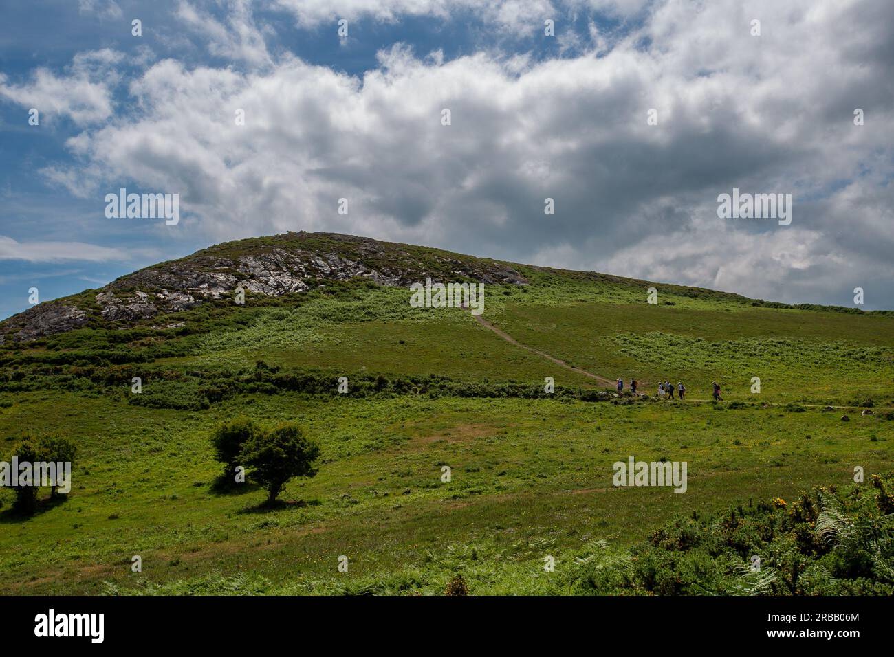 Bray Head and surrounds on the Greystones to Bray coastal walk Stock ...