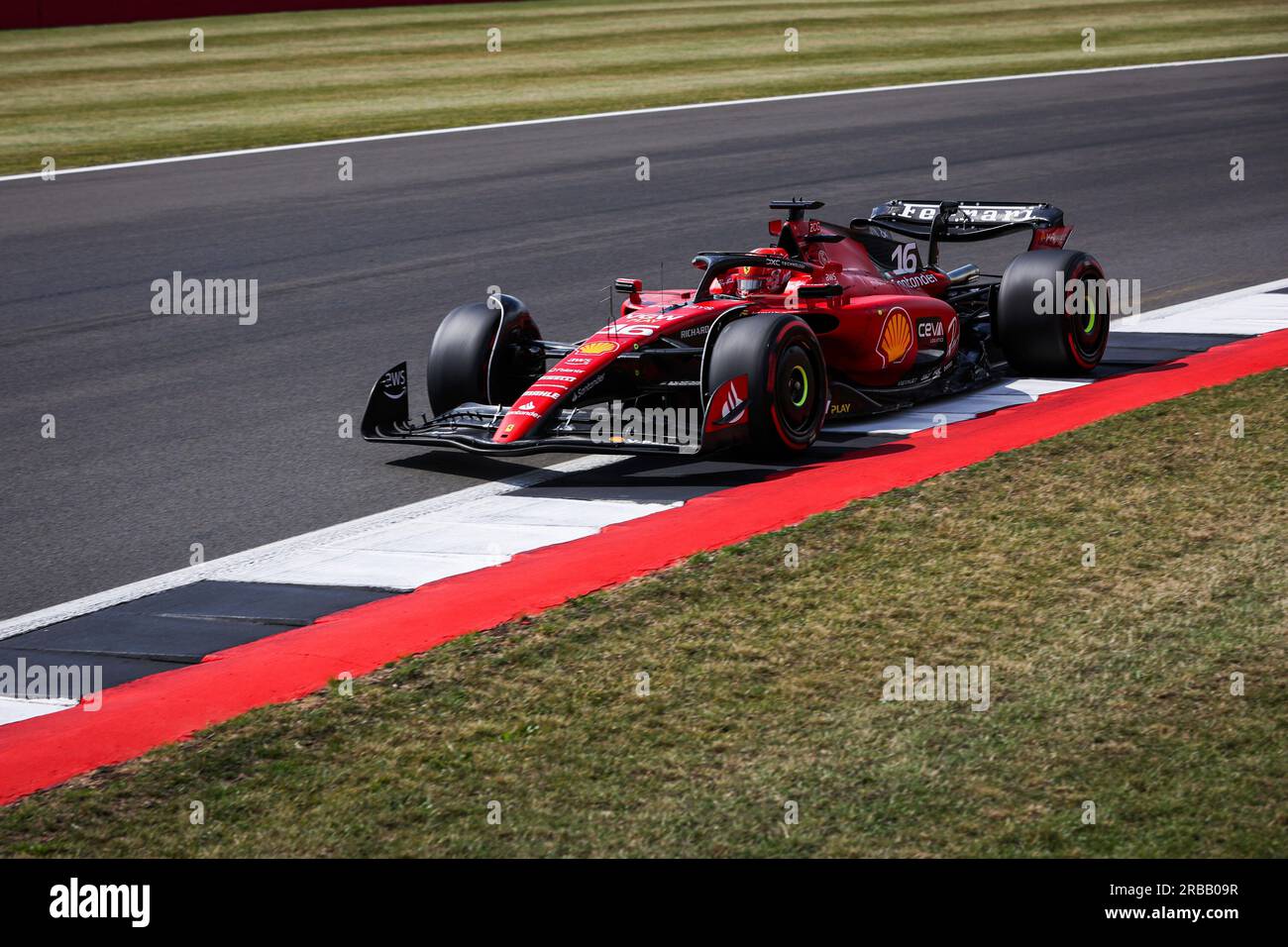 Silverstone, Great Britain. 8th July, 2023. #16 Charles Leclerc (MCO ...