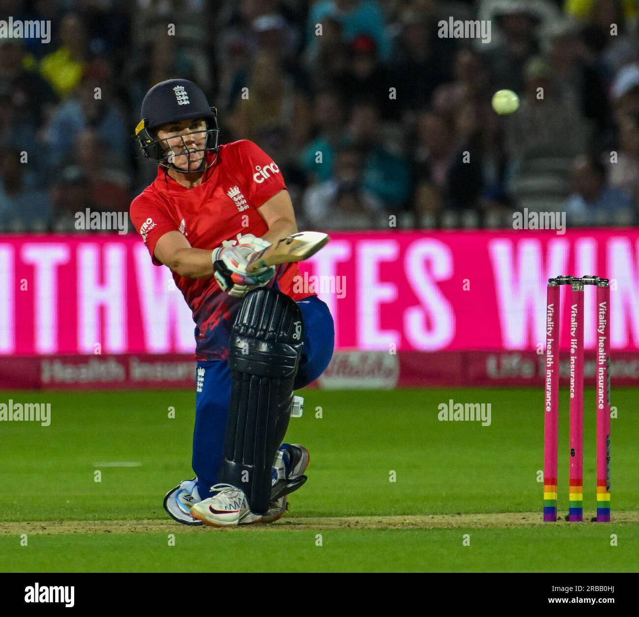 Lord’s Cricket Ground, England. 8 July, 2023. Nat Sciver-Brunt of ...
