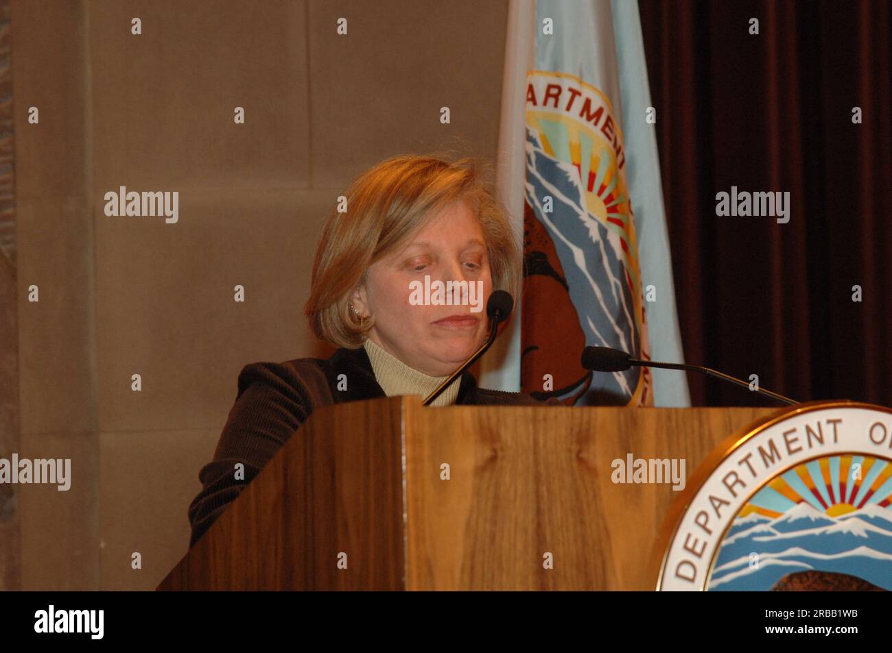 Amy Lamb photography exhibit opening at Main Interior, with Secretary ...