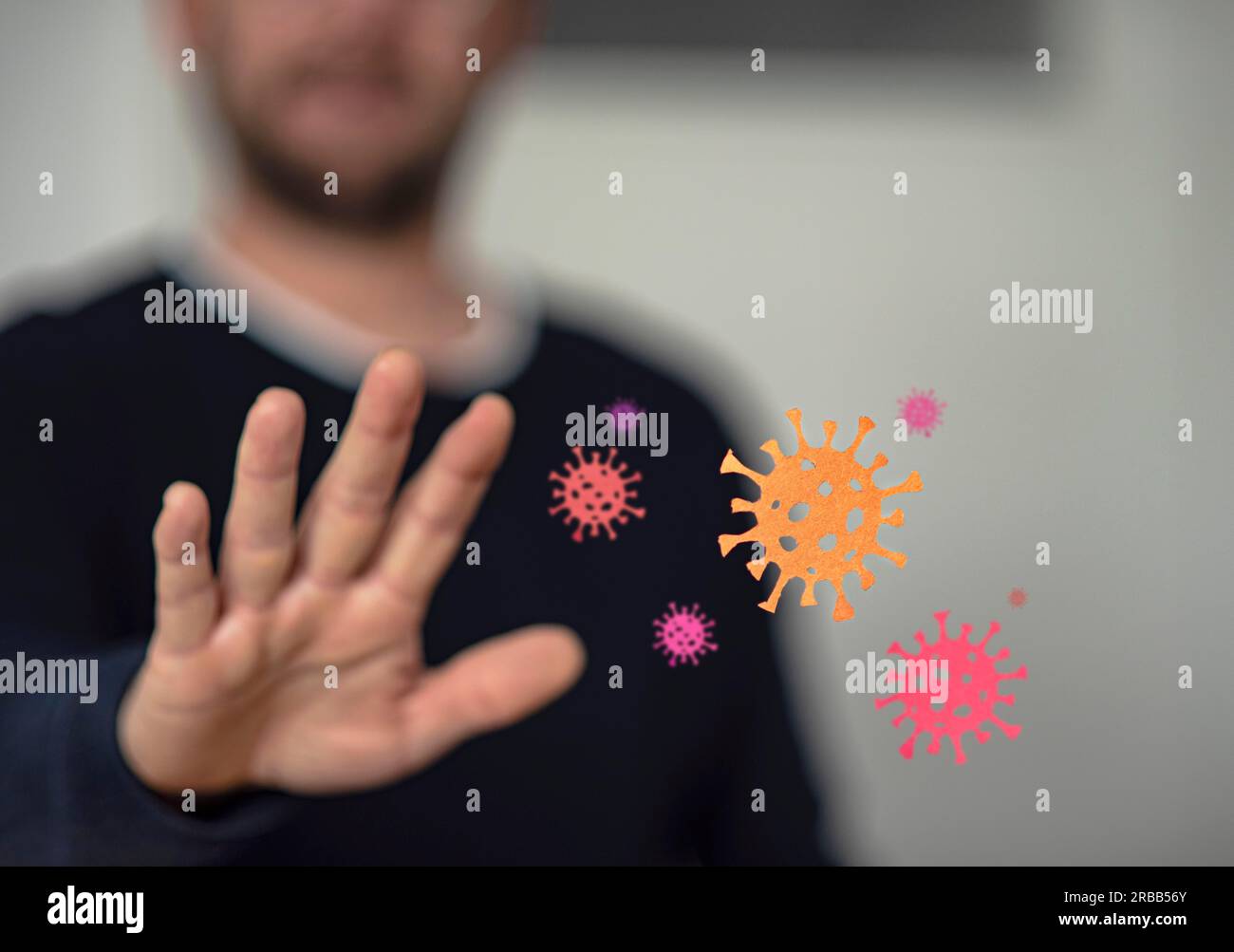 Doctor fights virus hi-res stock photography and images - Alamy