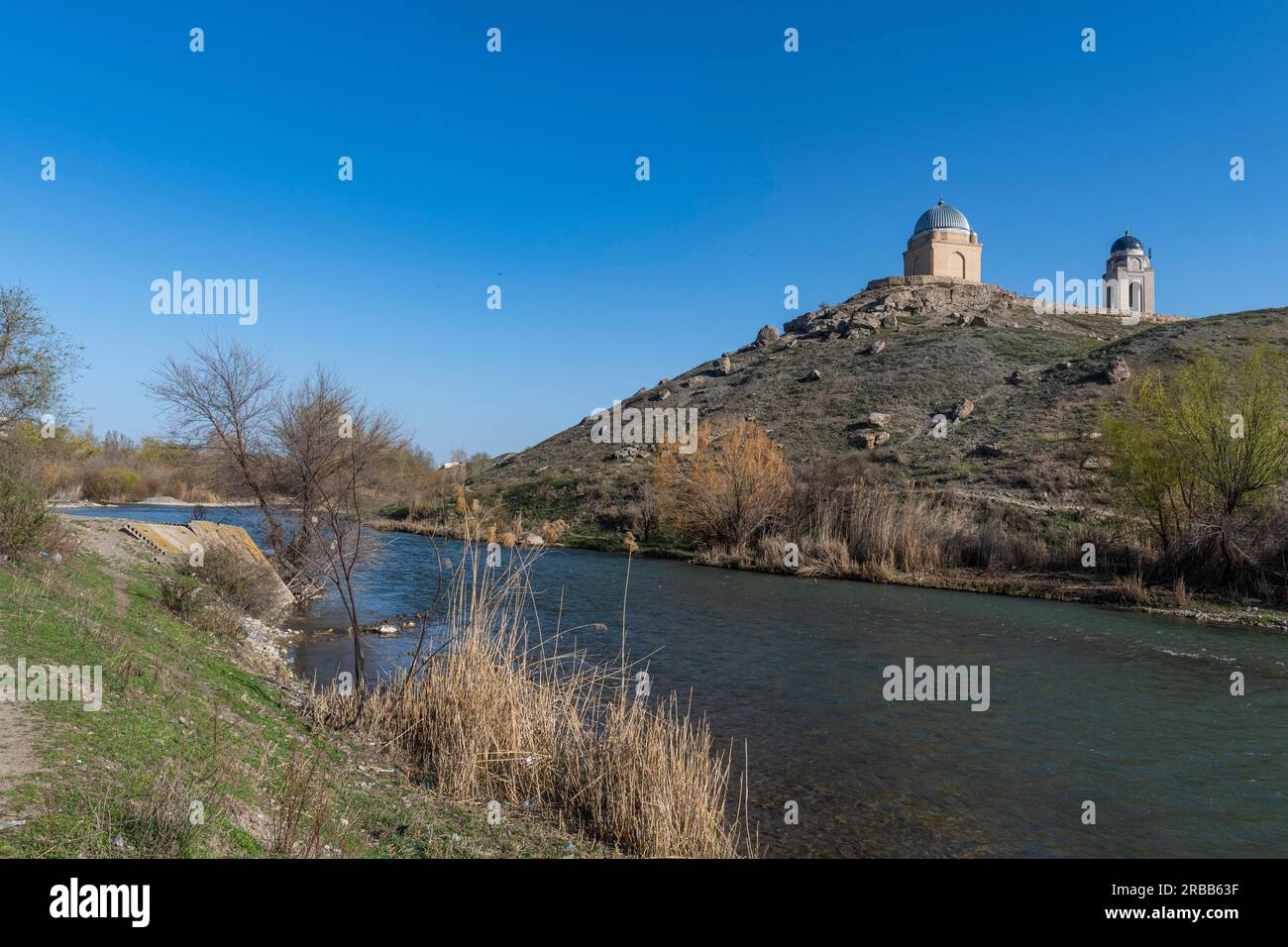 Mausoleum of Tekturmas, Taraz, Kazakhstan Stock Photo - Alamy
