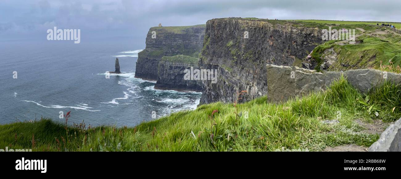 Cliffs of Moher, famous cliffs, County Clare, Ireland Stock Photo - Alamy