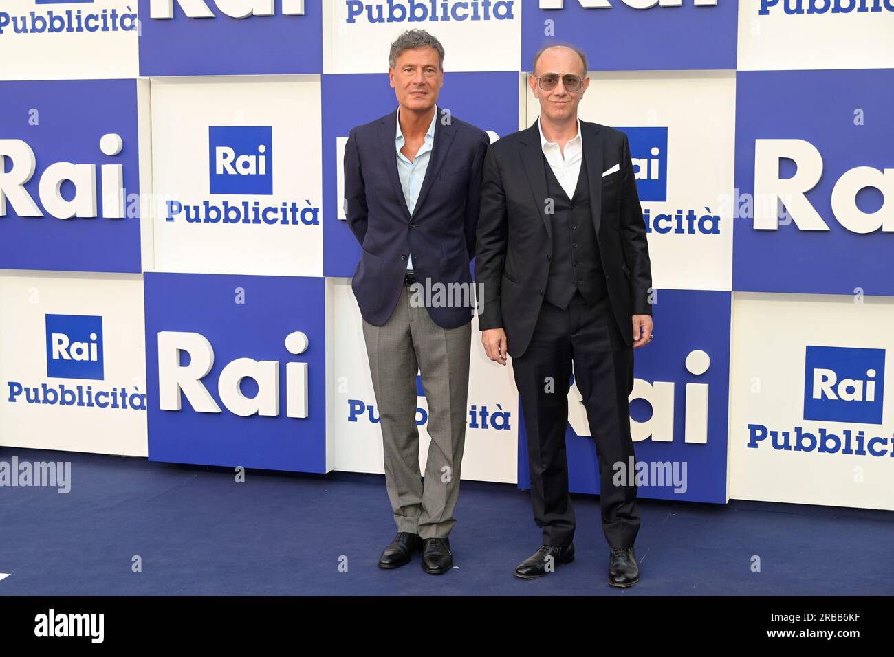 Alessandro Besentini (Ale) (l) and Francesco Villa (Franz) (r) attend ...