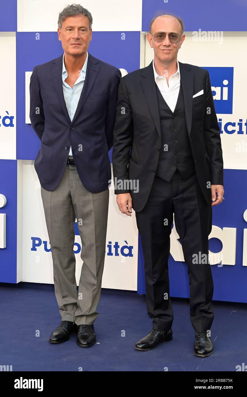 Alessandro Besentini (Ale) (l) and Francesco Villa (Franz) (r) attend ...