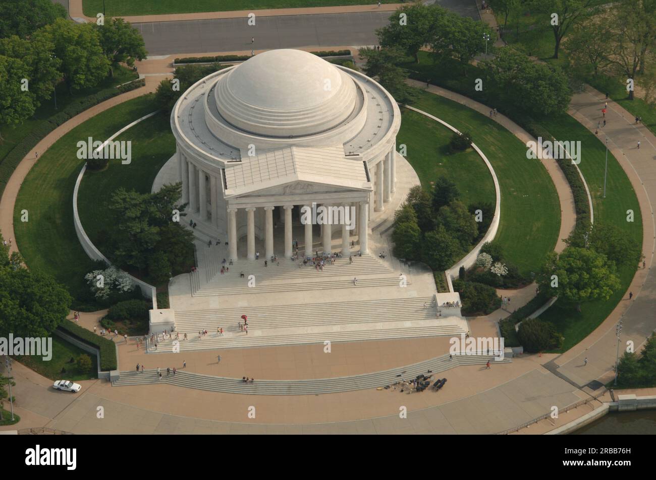 Aerial views of Washington, D.C. buildings, monuments, landscapes ...