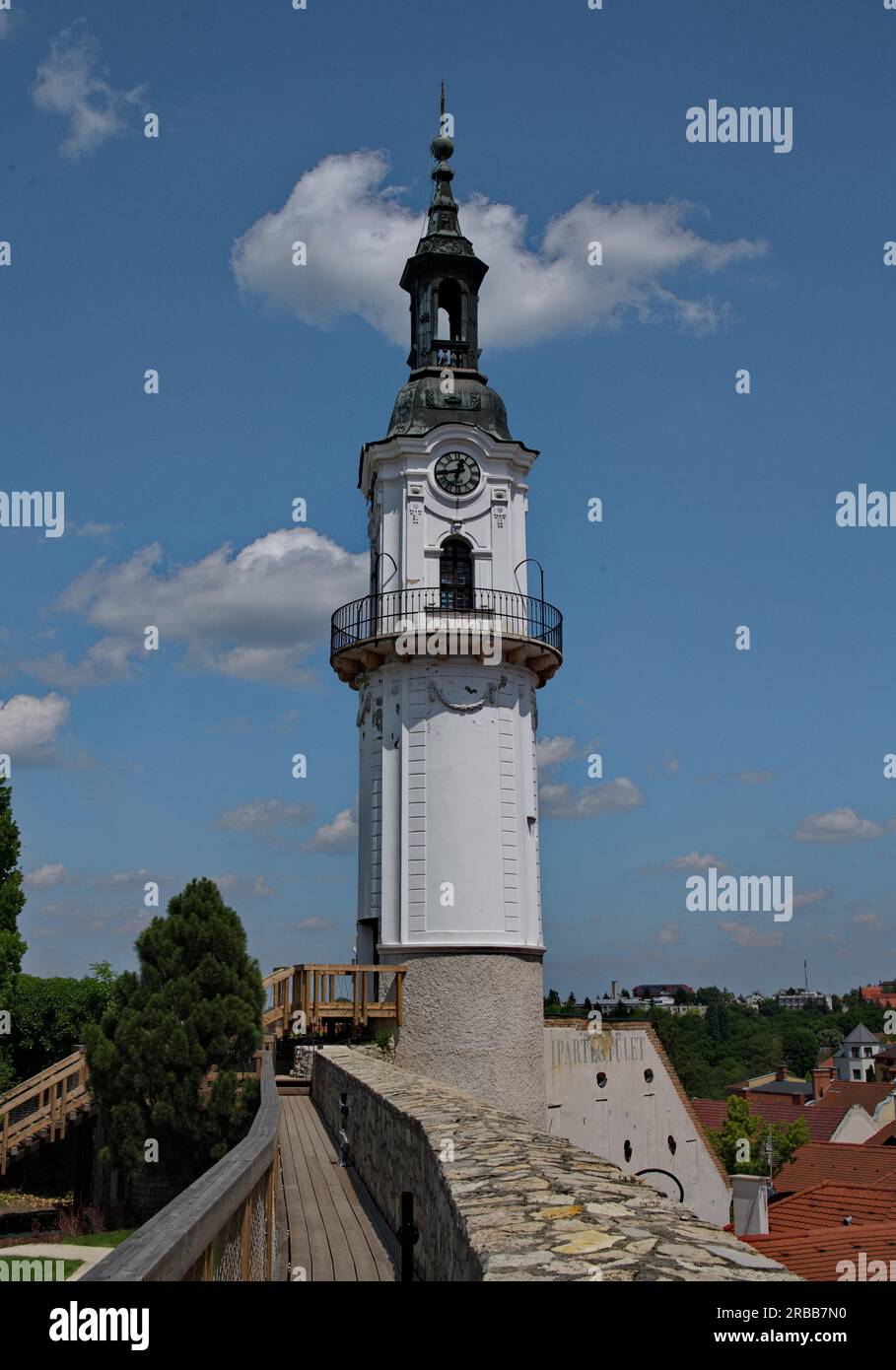 Historic Fire Tower in Veszprem, European Capital of Culture 2023 ...