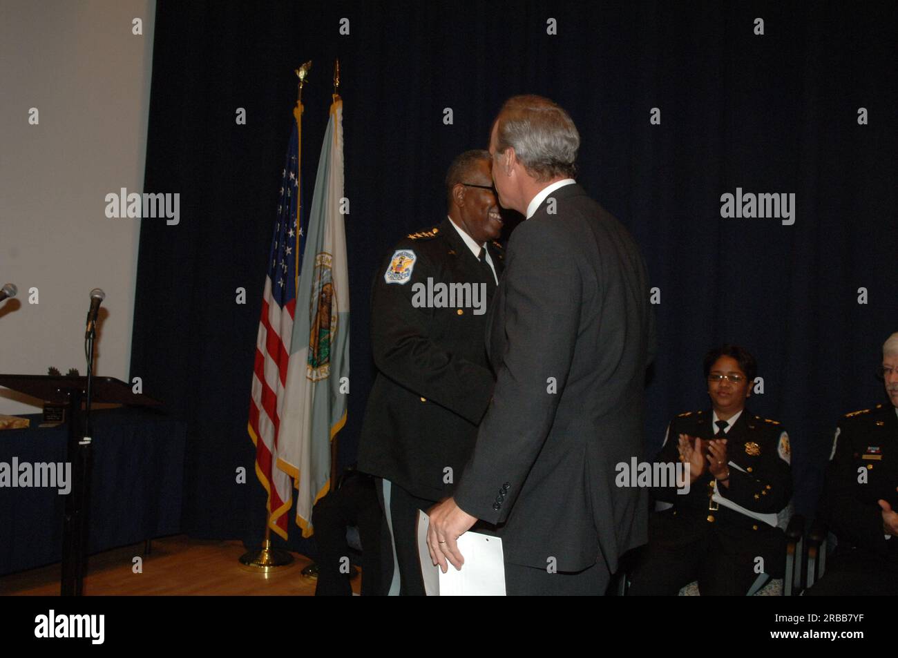 U.S. Park Police promotion ceremony, with Secretary Dirk Kempthorne ...