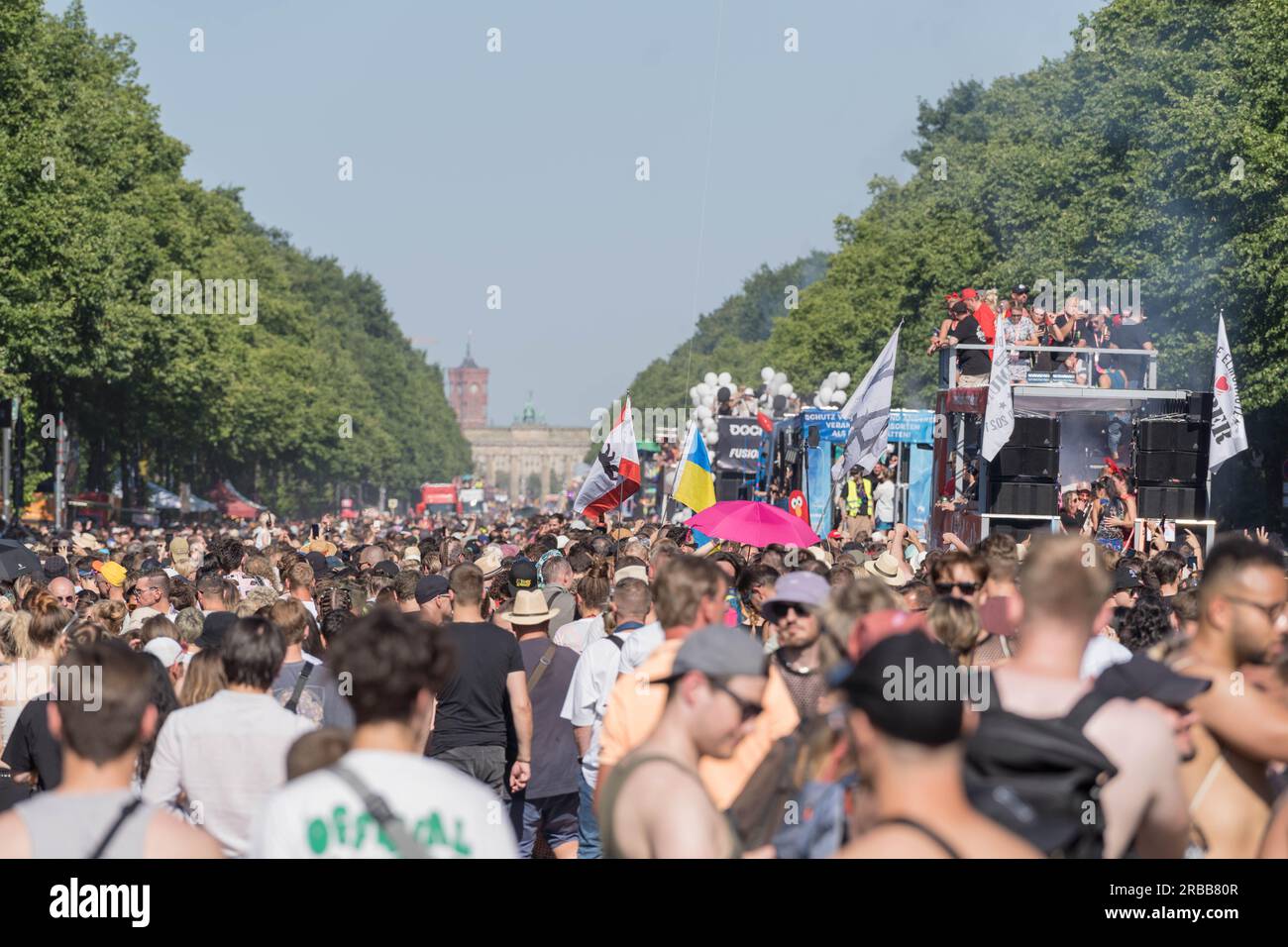 Berlin,Germany,8th July, 2023, Rave the Planet - political ...