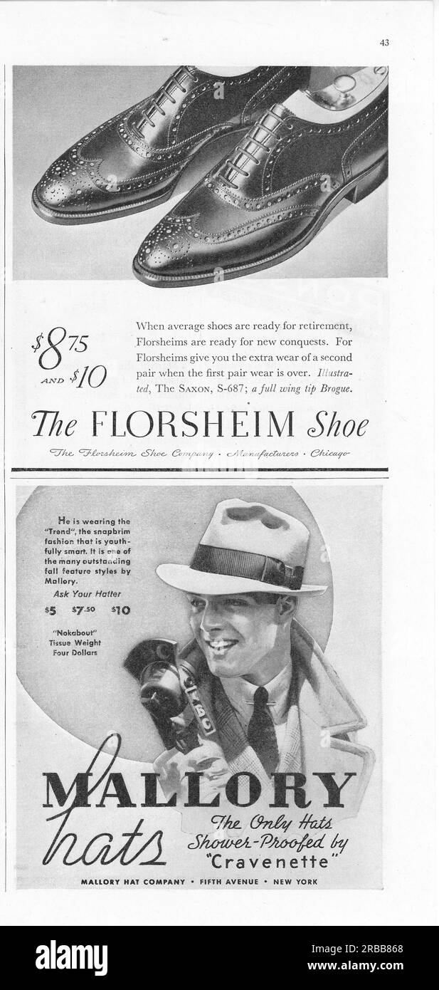 Vintage Time Magazine 21 September 1936 issue advert, USA Stock Photo ...
