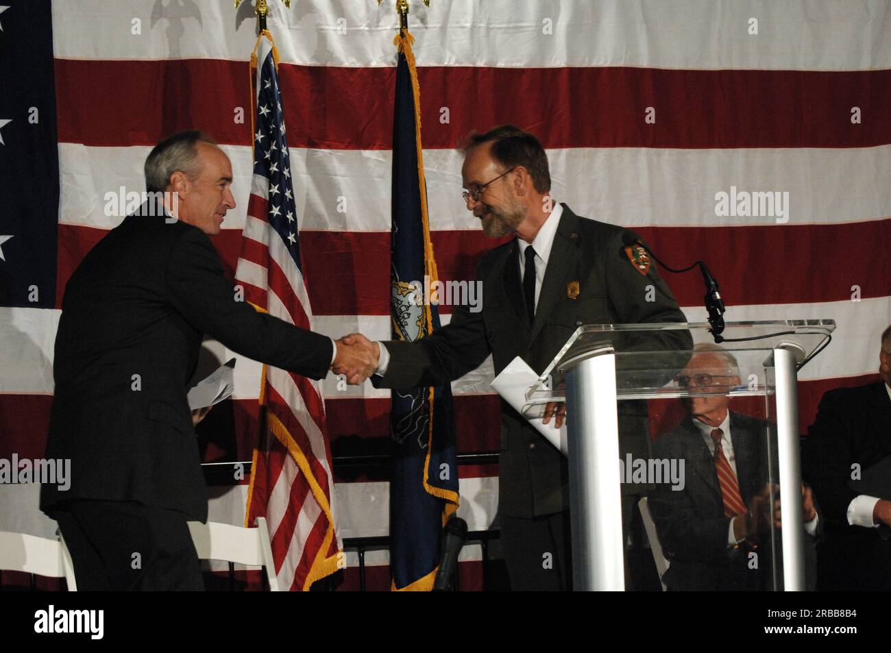Opening ceremony unveiling the new Museum and Visitor Center at ...