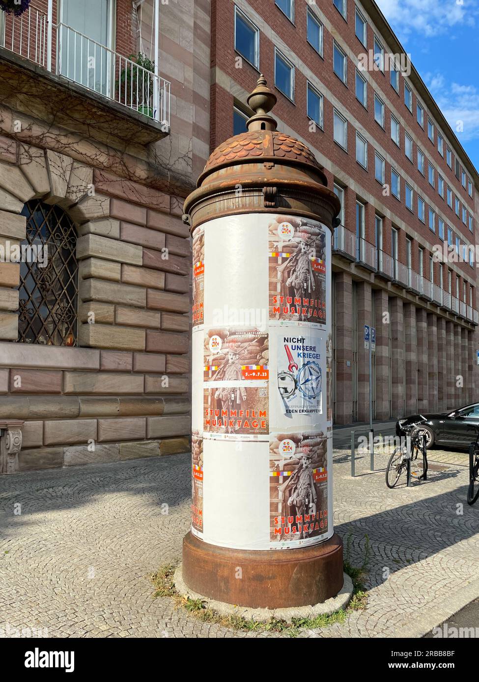 Nuremberg, Germany, July 08 2023: Lifaß at Nuremberg Digital Festival ...