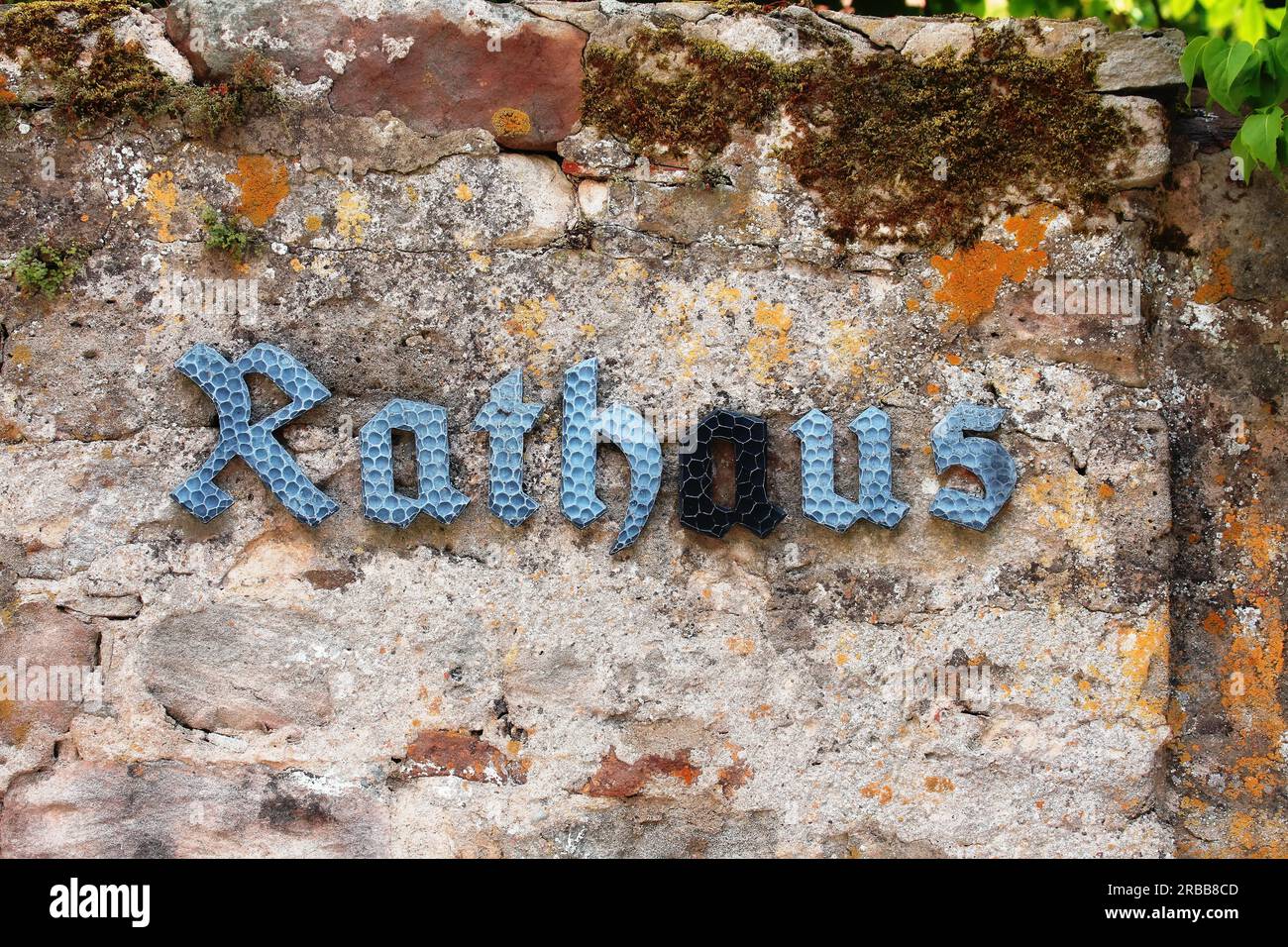 Town hall sign hi-res stock photography and images - Alamy