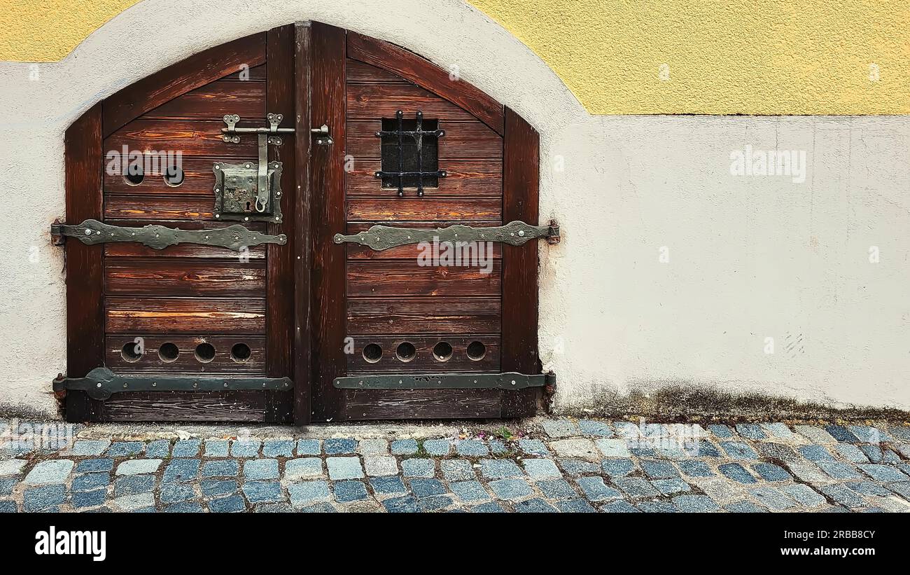 The historic gate is a landmark in the centre of the old town ...