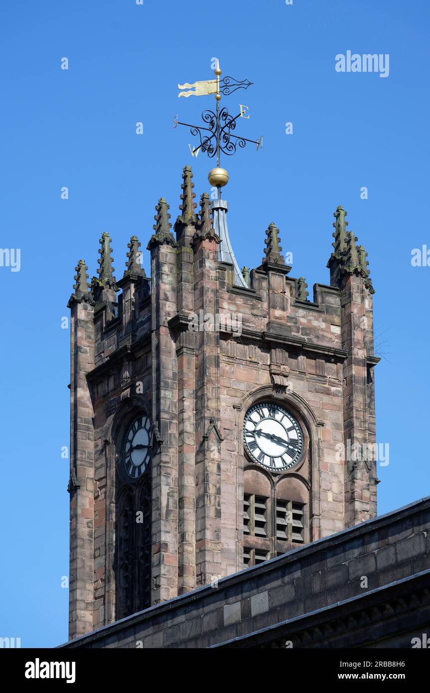 Tower, Trinity Church, Manchester City Centre, Manchester, England ...