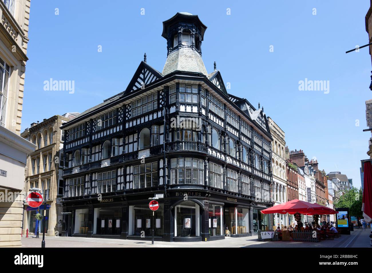 Corner of King Street Police Street, Manchester City Centre, Manchester ...