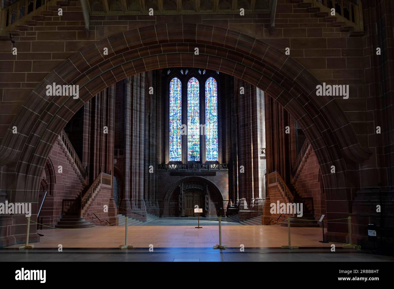 Interior View, Liverpool Cathedral, Toxteth, Liverpool, England, United ...
