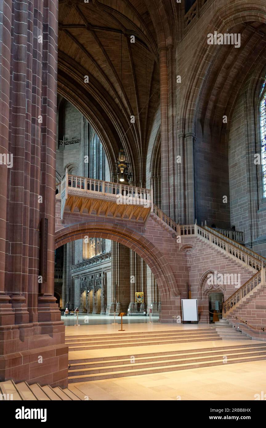 Interior View, Liverpool Cathedral, Toxteth, Liverpool, England, United ...