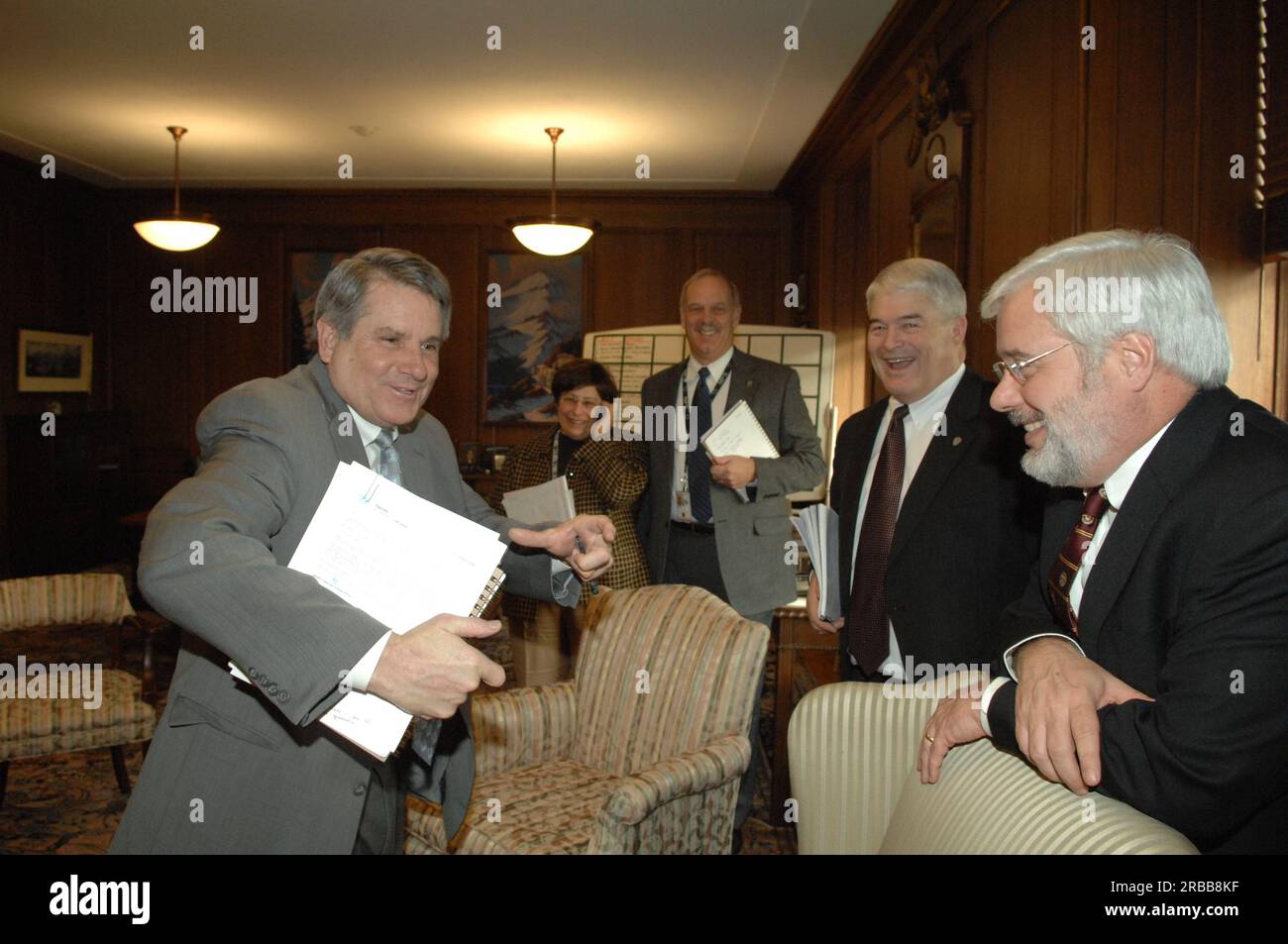 Candid views of Chief of Staff Brian Waidmann and other staff, in and ...