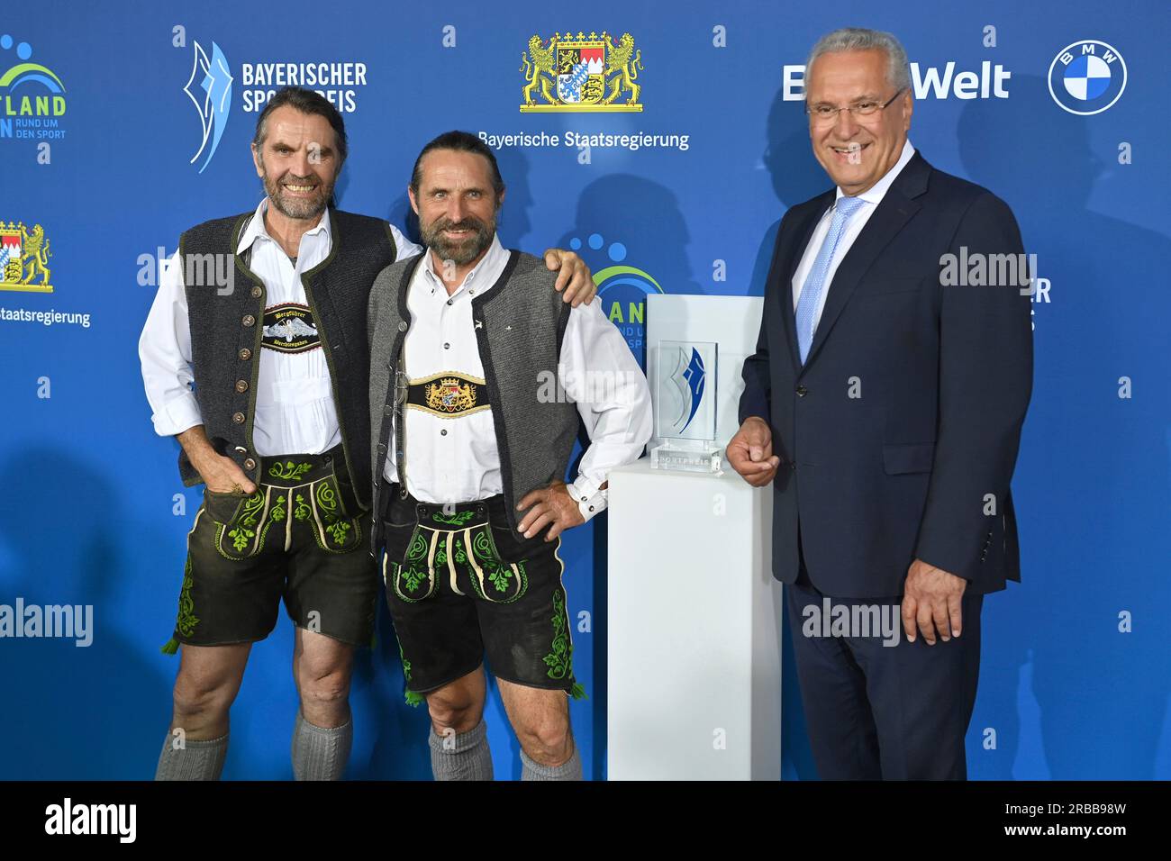 Munich, Deutschland. 08th July, 2023. Thomas and Alexander HUBER (Huber ...
