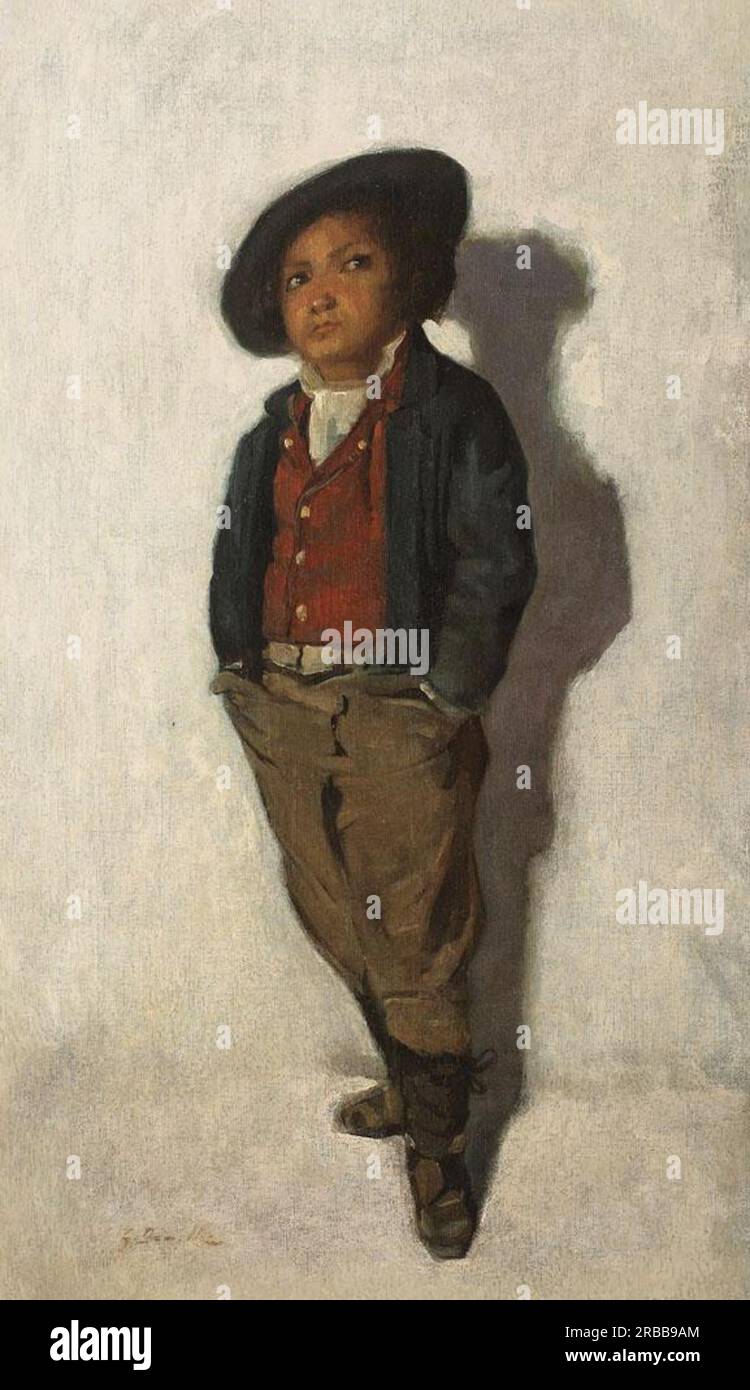 Micul Gavroche 1882 by George Demetrescu Mirea Stock Photo - Alamy