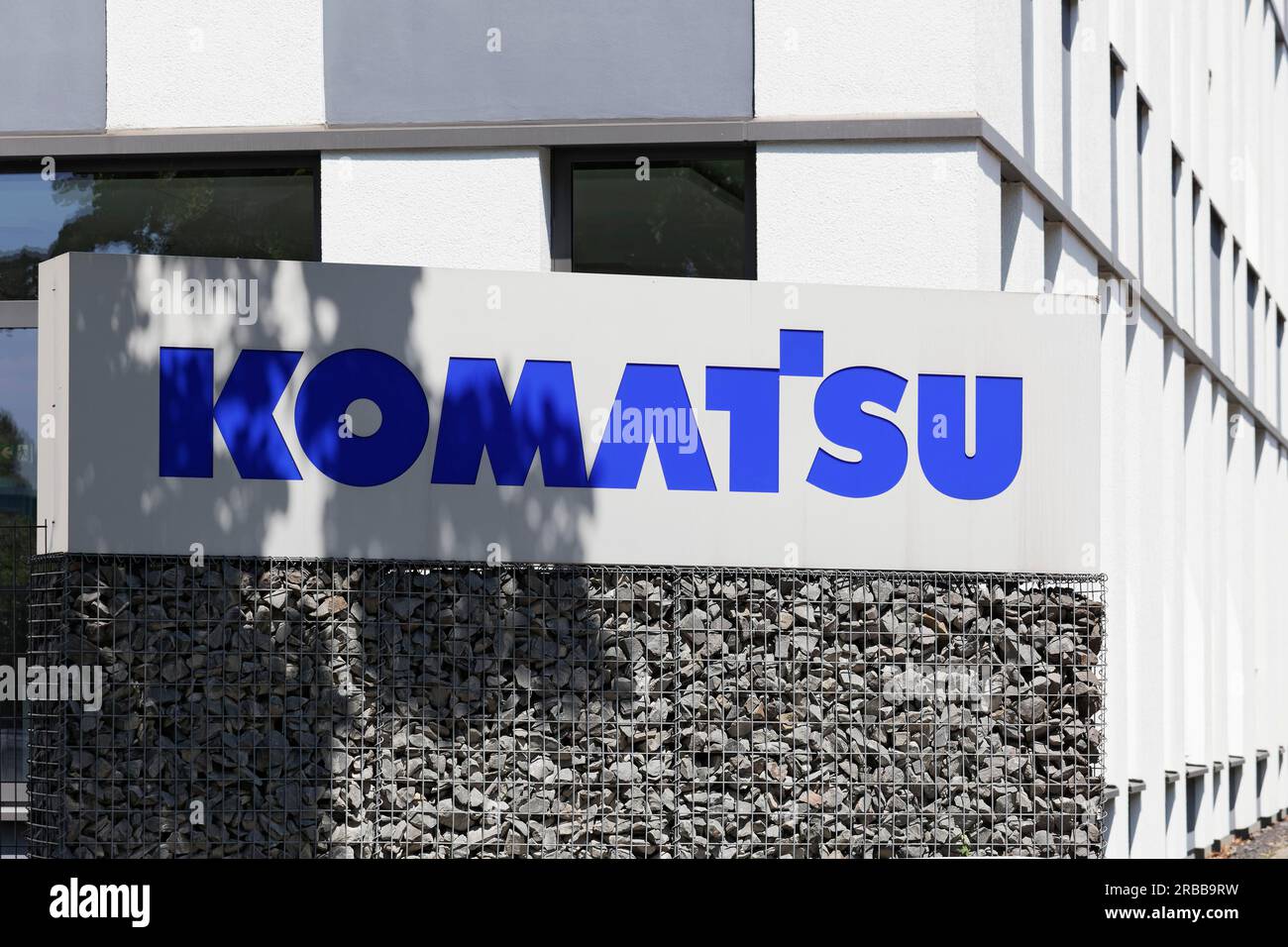 Komatsu Germany GmbH Mining Division, logo on building, production ...