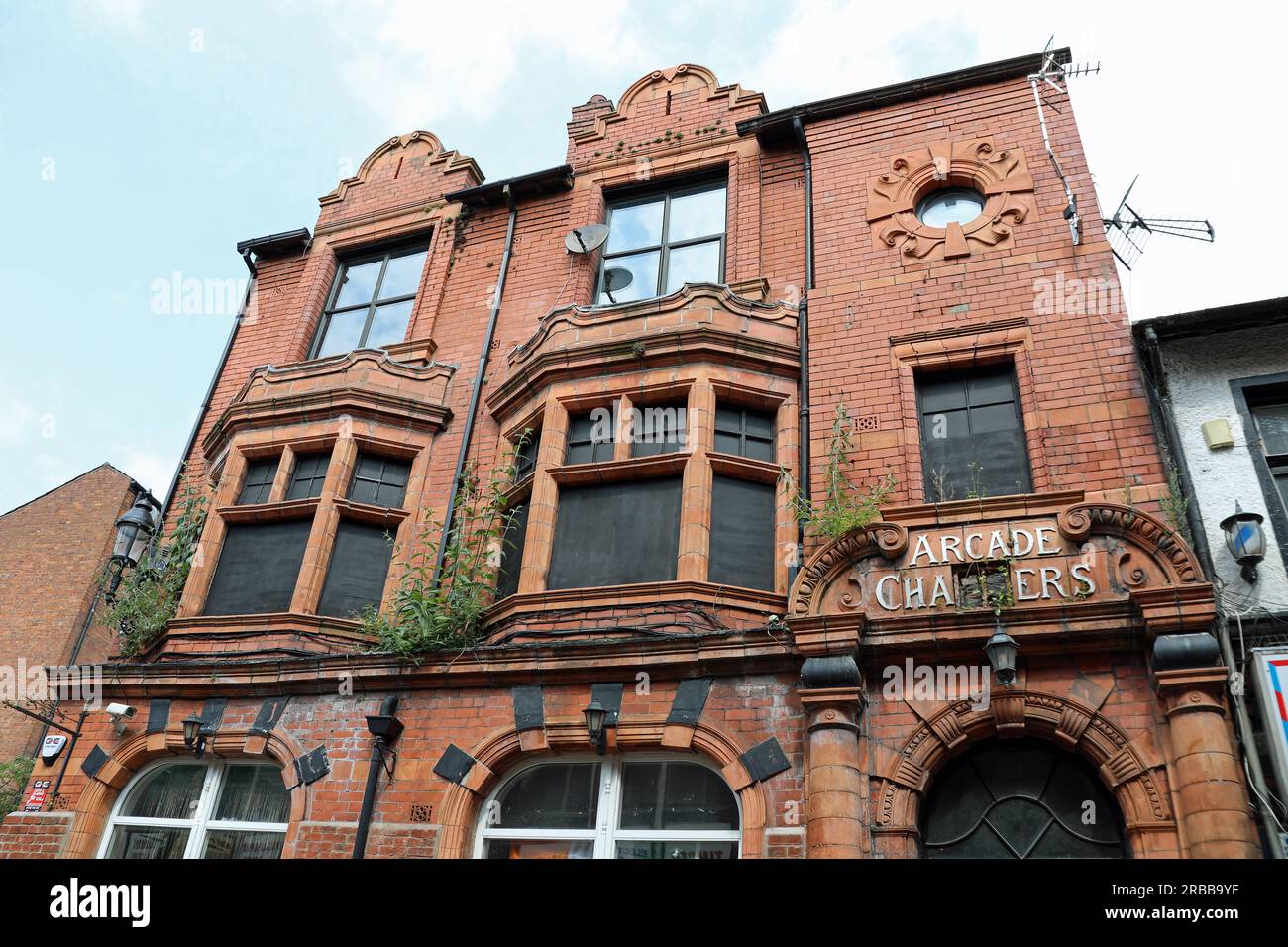 Arcade Chambers at Wigan in Greater Manchester Stock Photo - Alamy