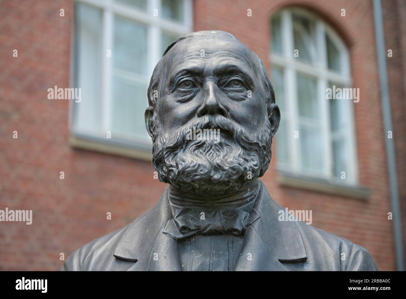 Bust, Rudolf Virchow, Charite, Mitte, Berlin, Germany Stock Photo - Alamy