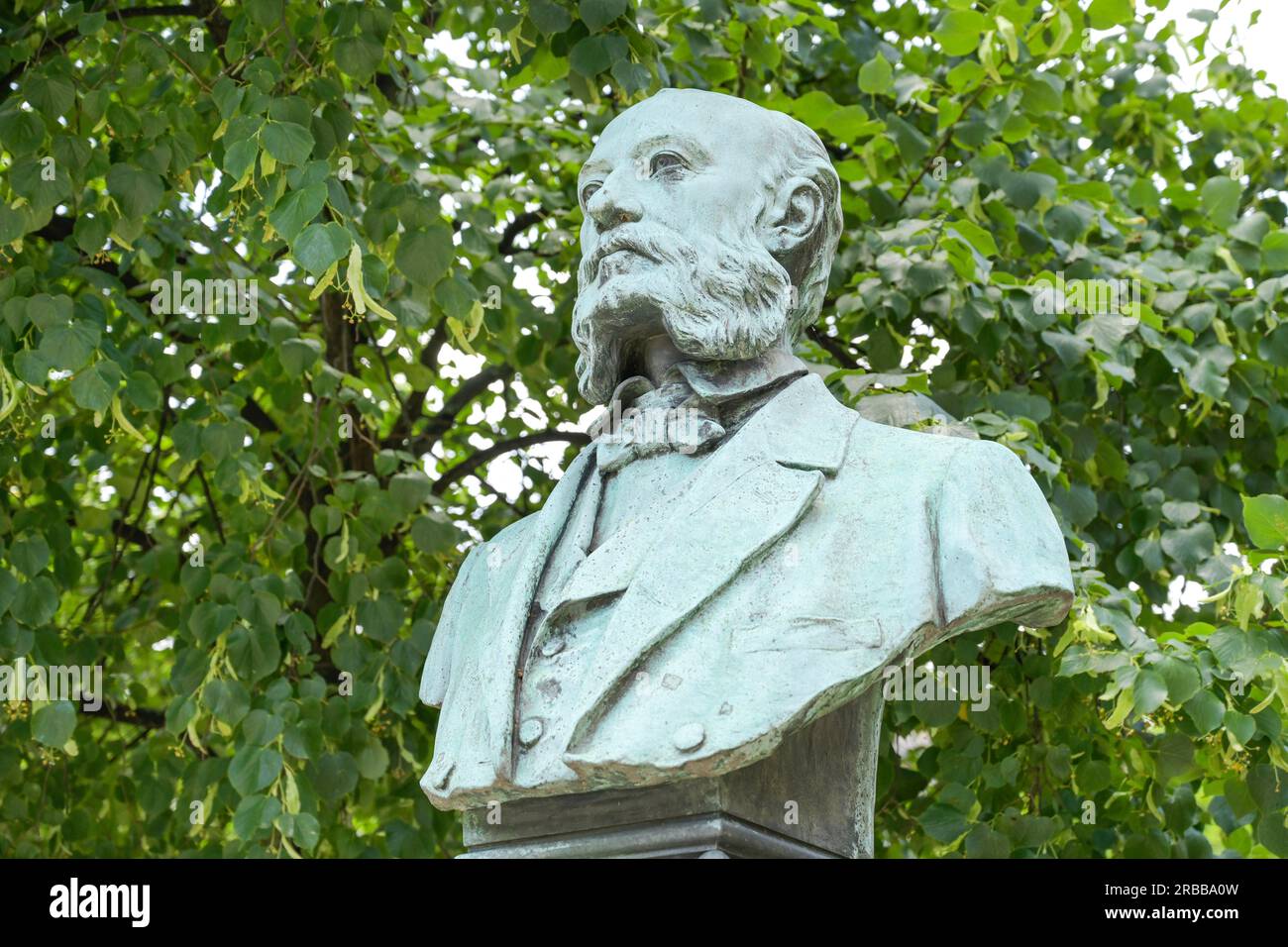 Bust, Wilhelm Griesinger, Charite, Mitte, Berlin, Germany Stock Photo ...