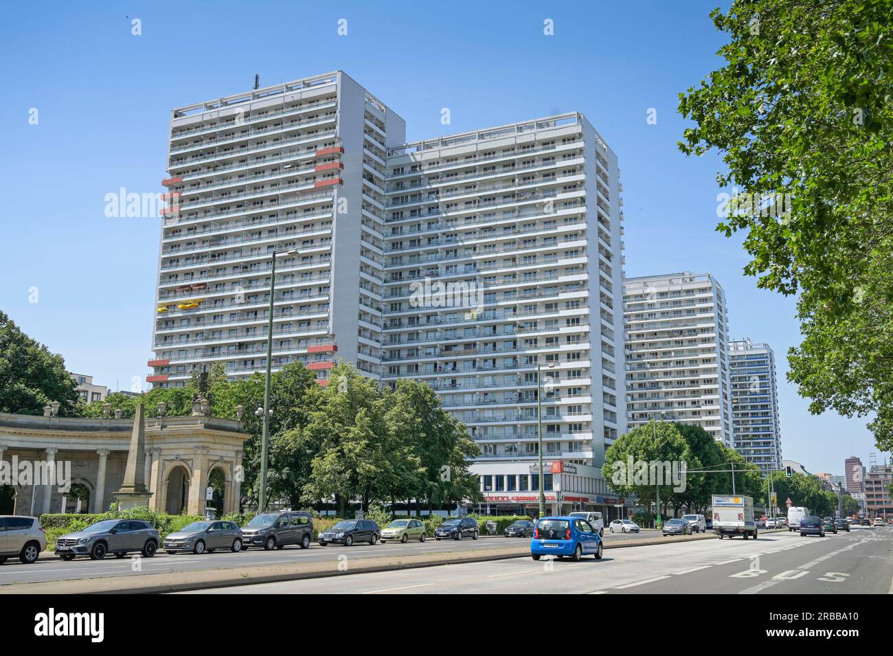 Prefabricated buildings, Leipziger Strasse, Mitte, Berlin, Germany ...